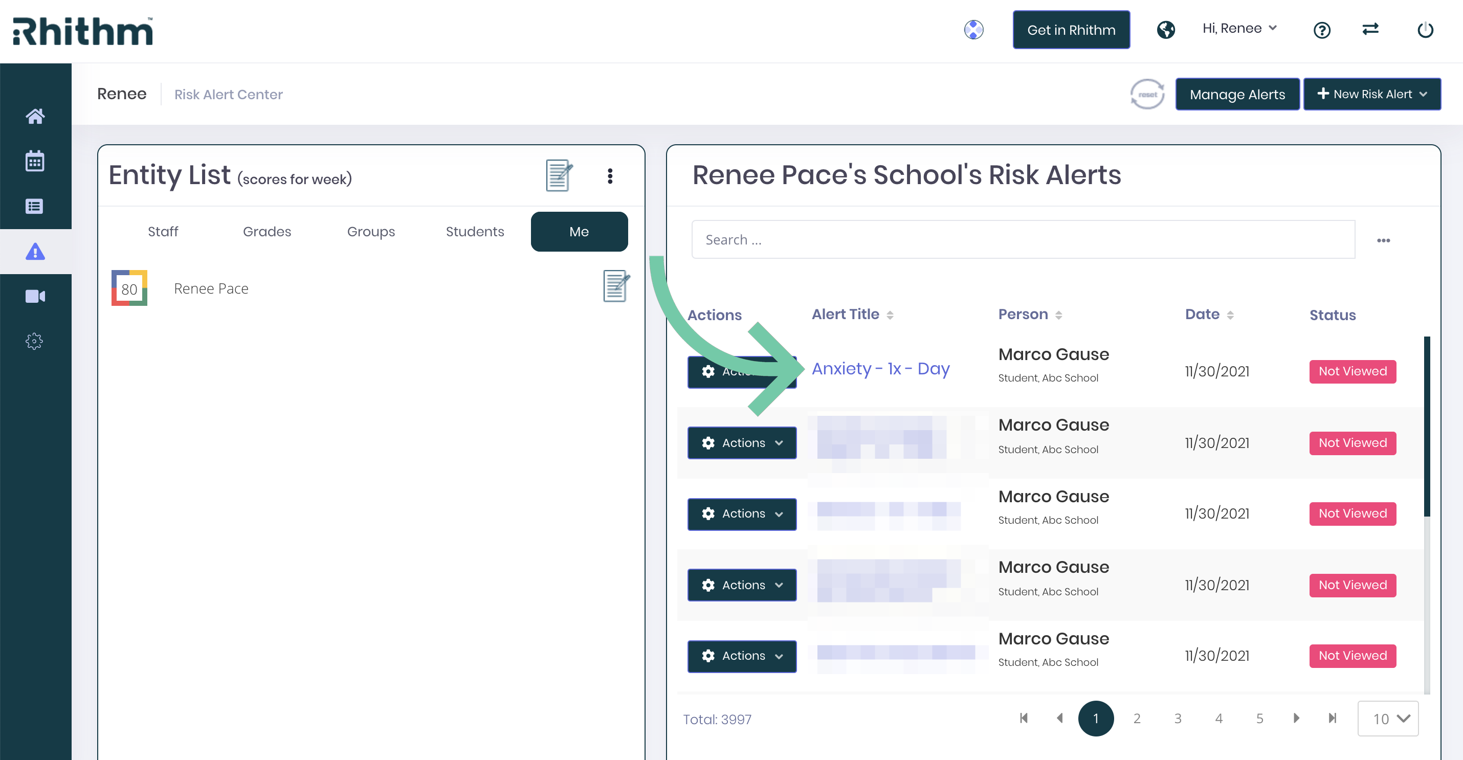 Rhithm - Managing and responding to Risk Alerts – Support