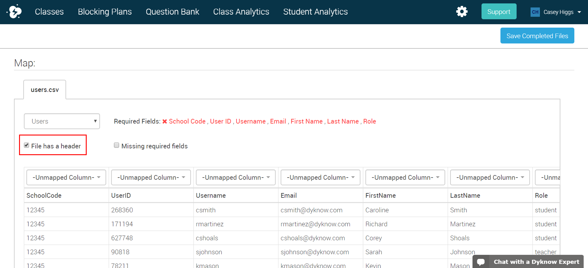 Managing custom files – Support