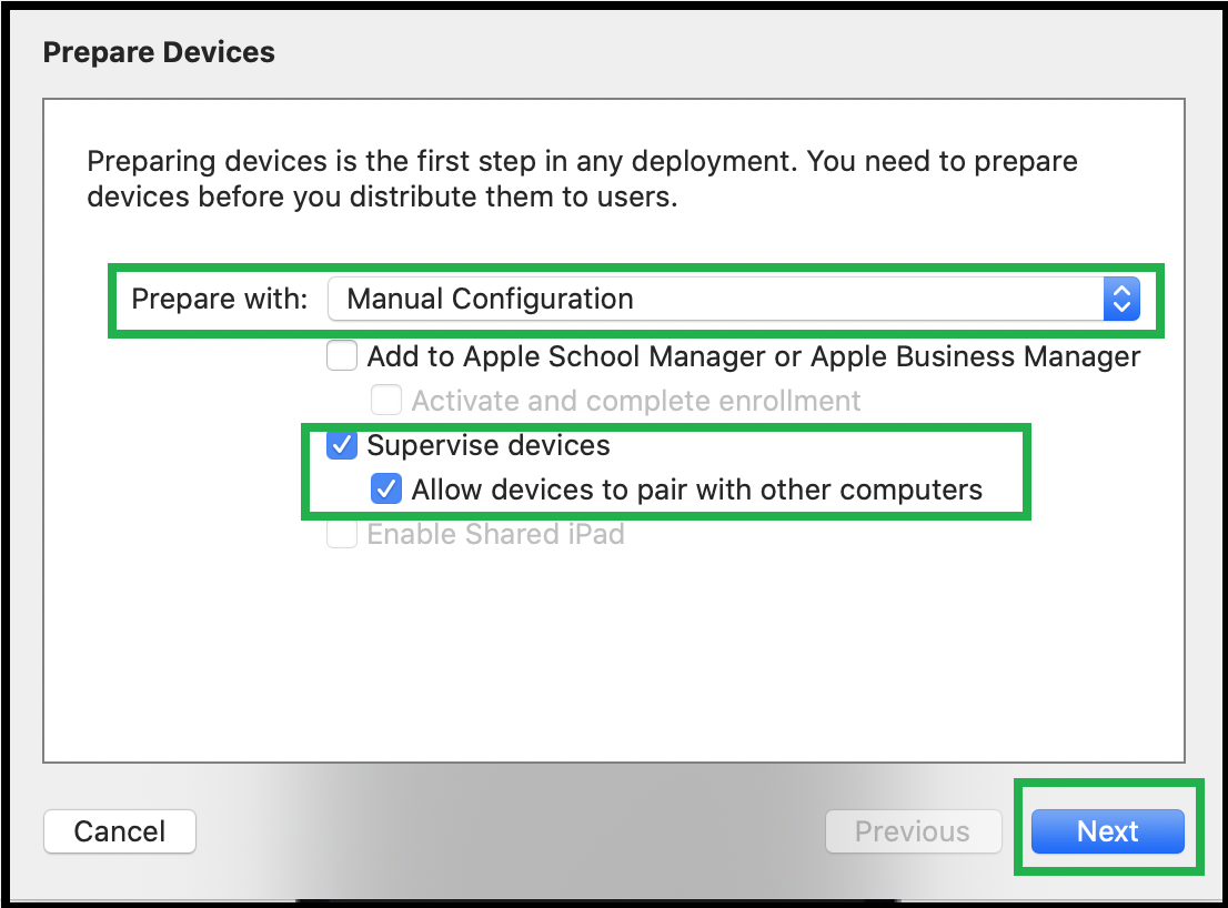 MDM - Supervise an iPad Using Apple Configurator – Support