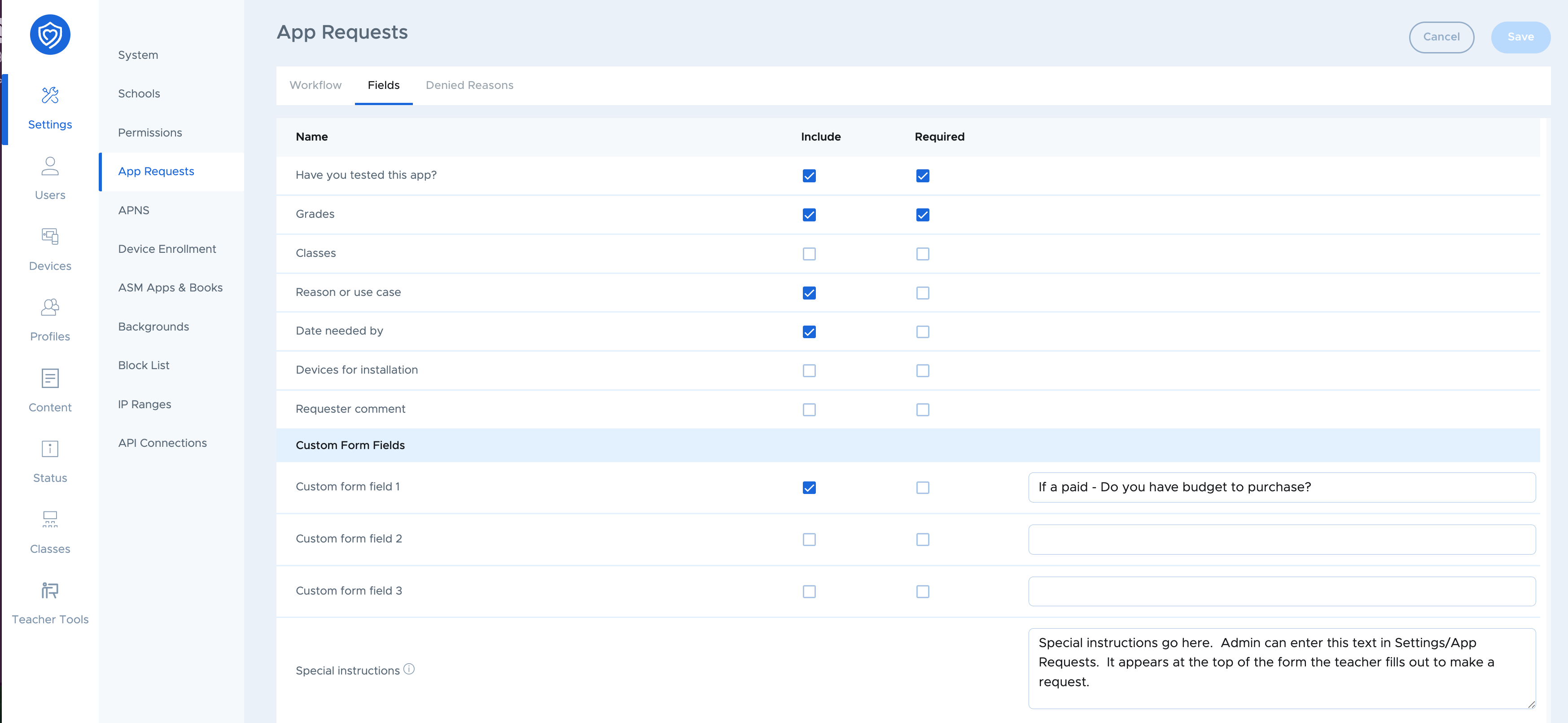 MDM - Using the App Request and Approval Workflow features in Securly ...
